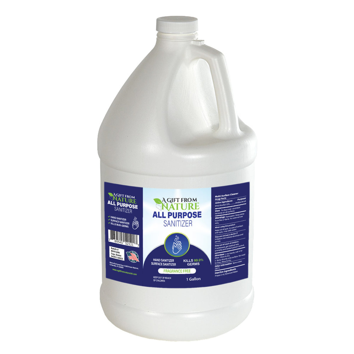 1 Gallon Liquid Sanitizer/ Multi-Surface Disenfectant – Trending ...